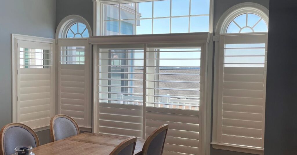 Stylish & Functional Plantation Shutters for Sliding Doors